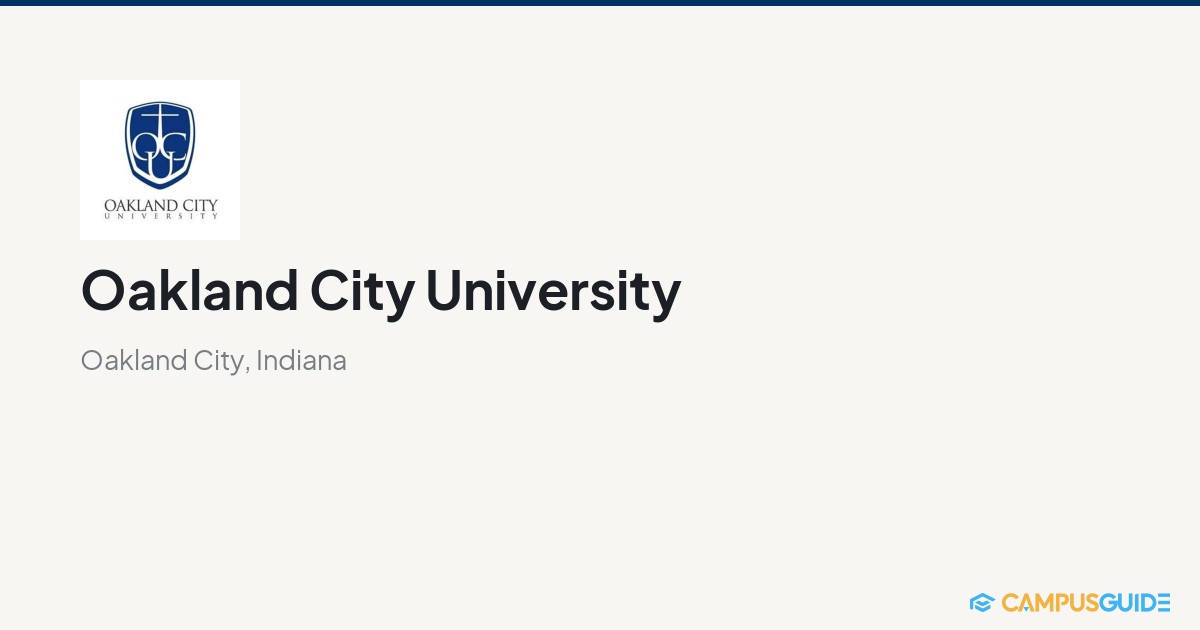 Oakland City University Athletics | CampusGuide