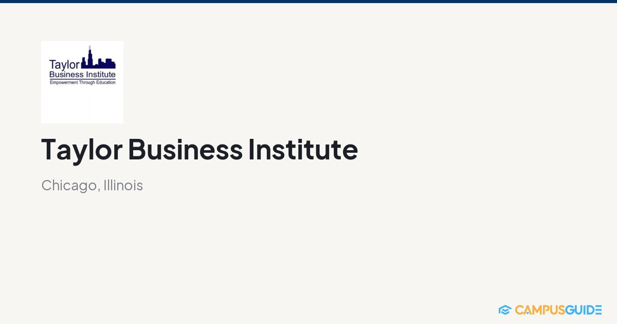 Taylor Business Institute: 79.4% Acceptance Rate